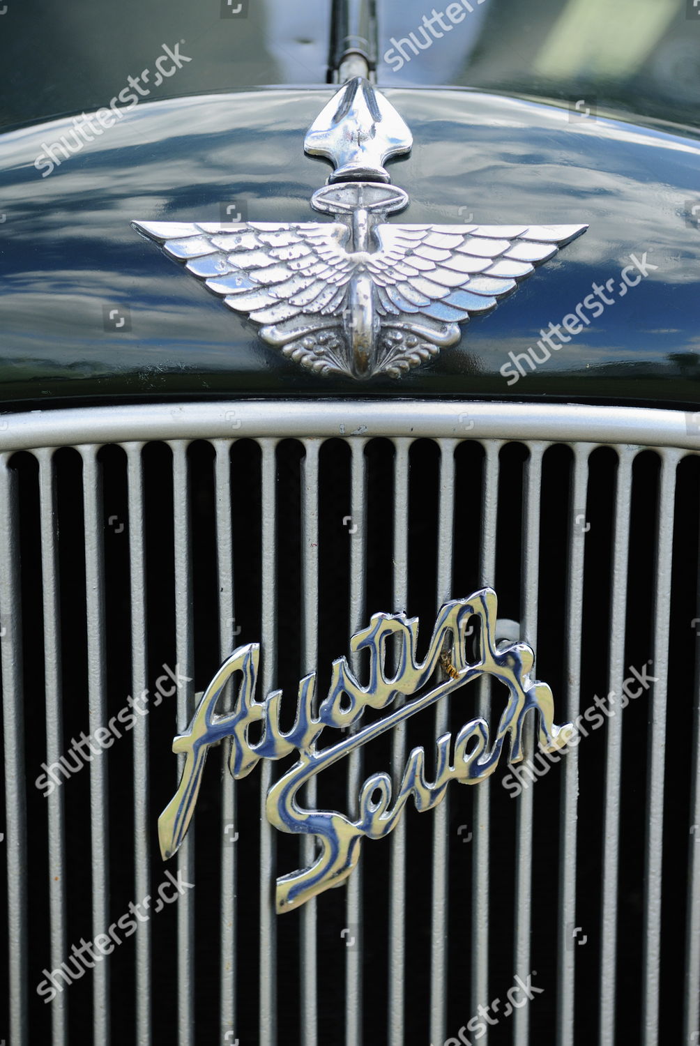 Austin Seven Badge Detail Editorial Stock Photo - Stock Image ...