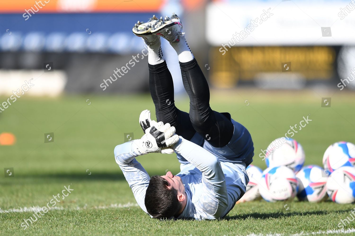 Luton Town Goalkeeper Simon Sluga Warming Editorial Stock Photo - Stock ...