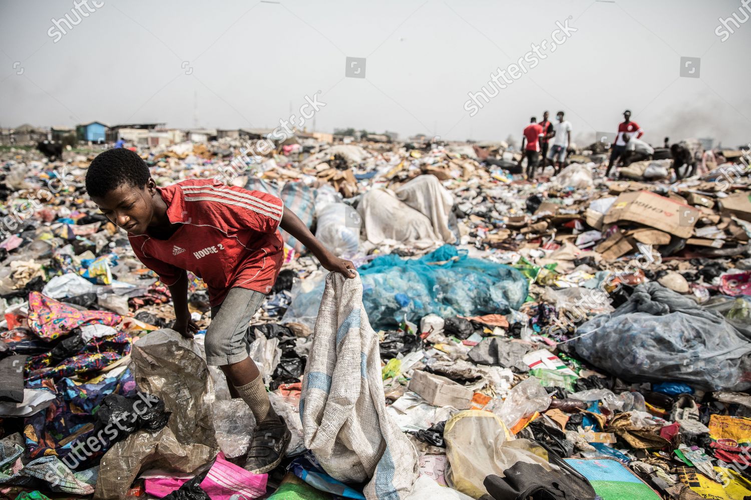 Kids Collecting Different Materials Agbobloshie it Editorial Stock ...