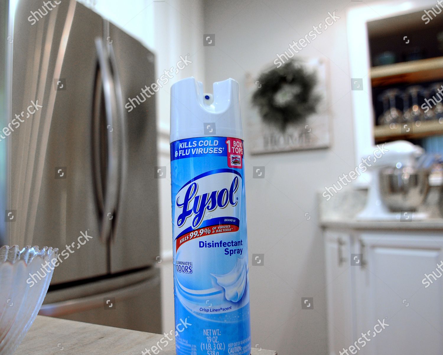 Can Lysol Disinfectant Spray Seen This Editorial Stock Photo - Stock Image | Shutterstock