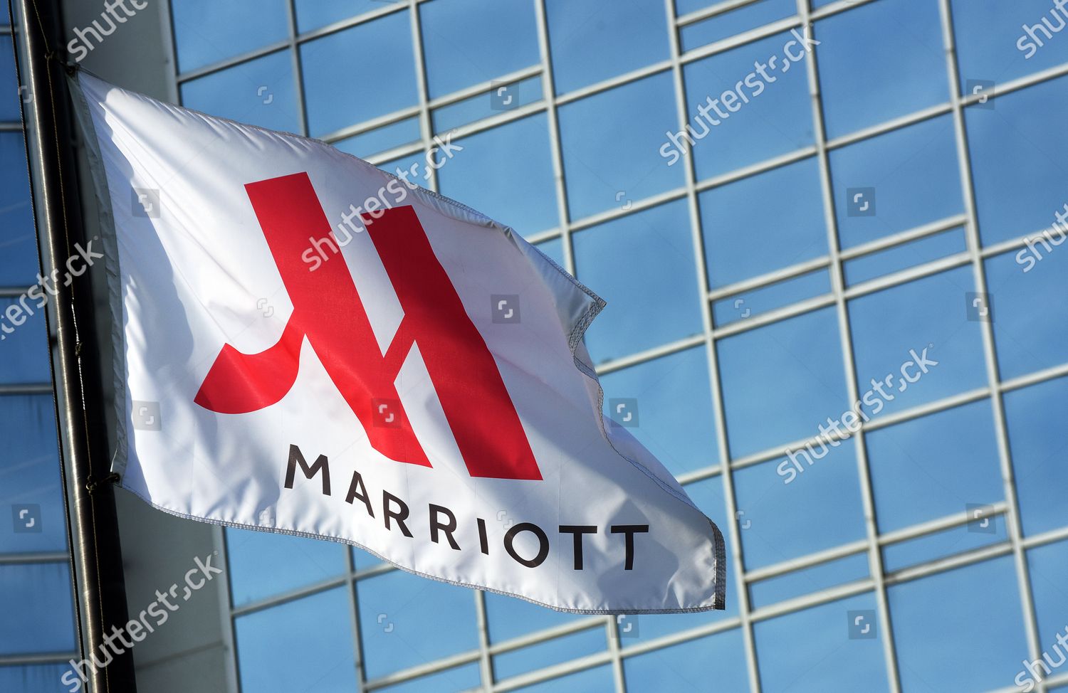 Flag Flies Front Marriott Hotel Downtown Editorial Stock Photo - Stock ...