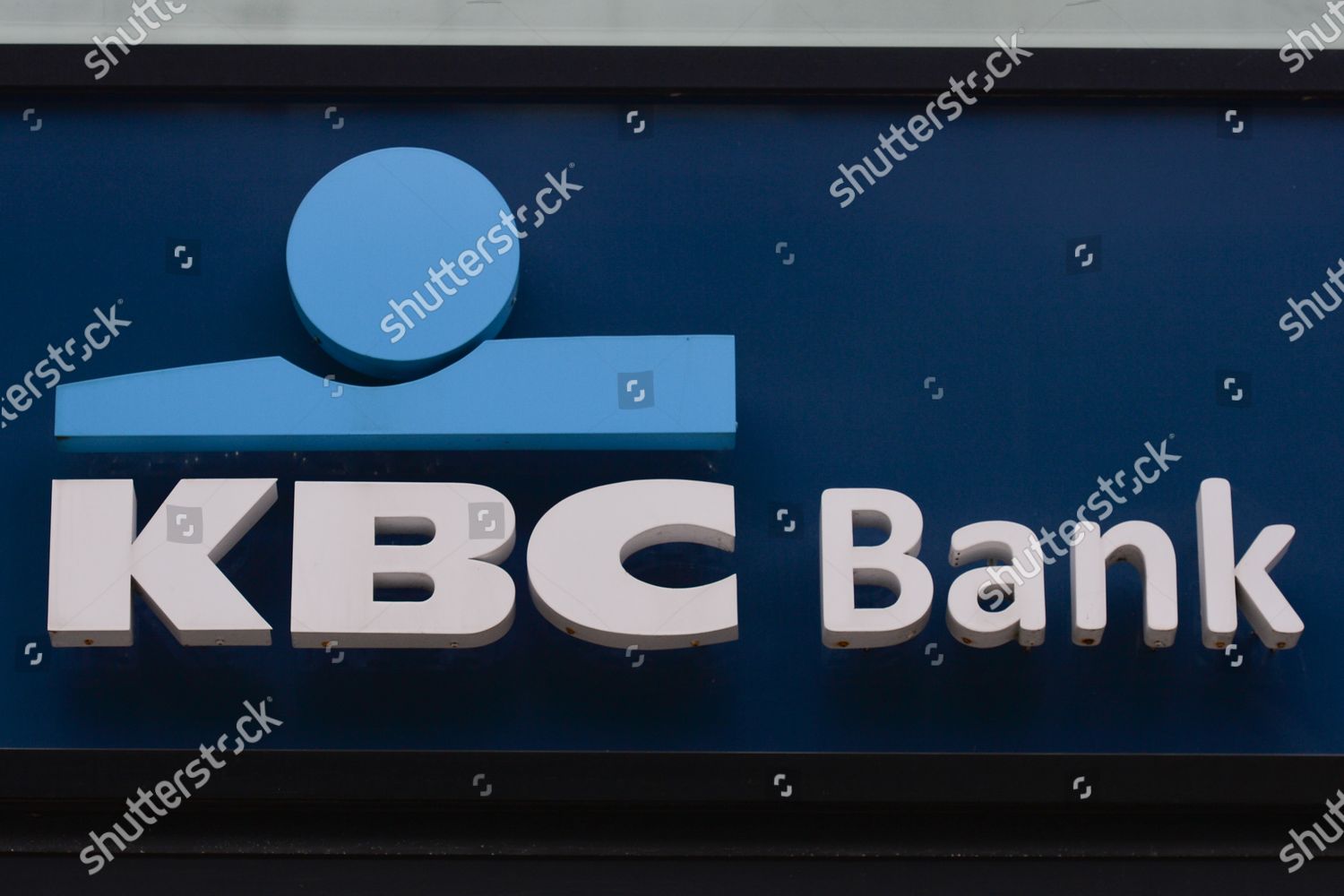 Kbc Bank Logo Seen Dublin City Editorial Stock Photo - Stock Image ...
