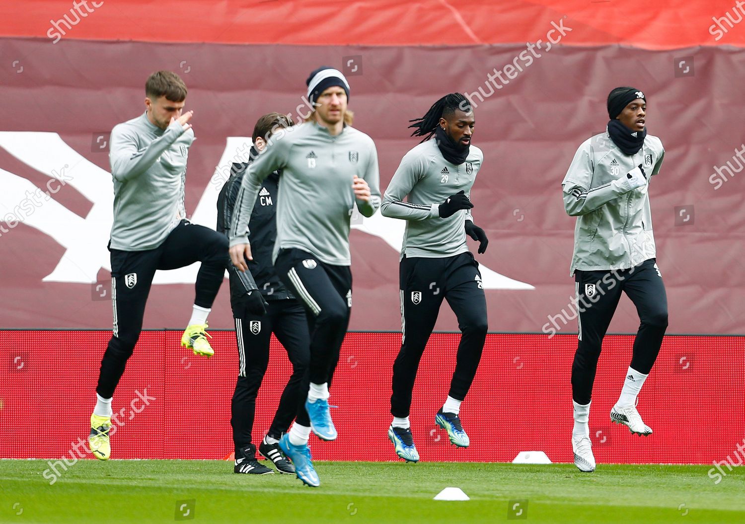 Andrefrank Zambo Anguissa Fulham Warms Ahead Editorial Stock Photo ...