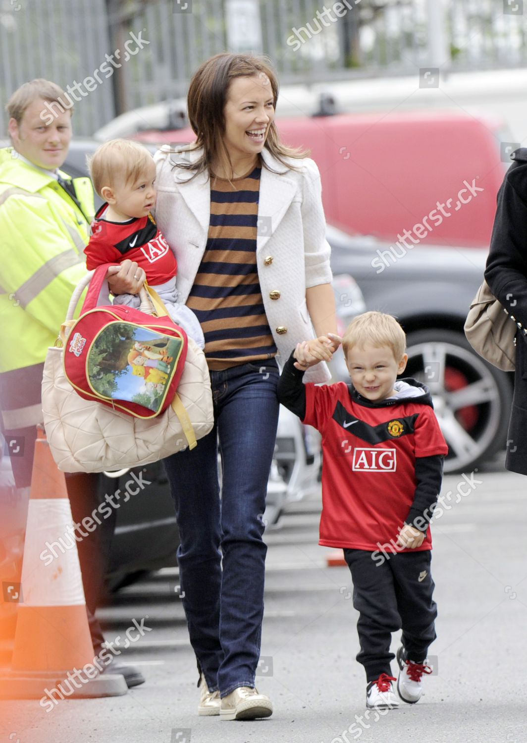 Ana Wife Nemanja Vidic Sons Luka Editorial Stock Photo - Stock Image ...