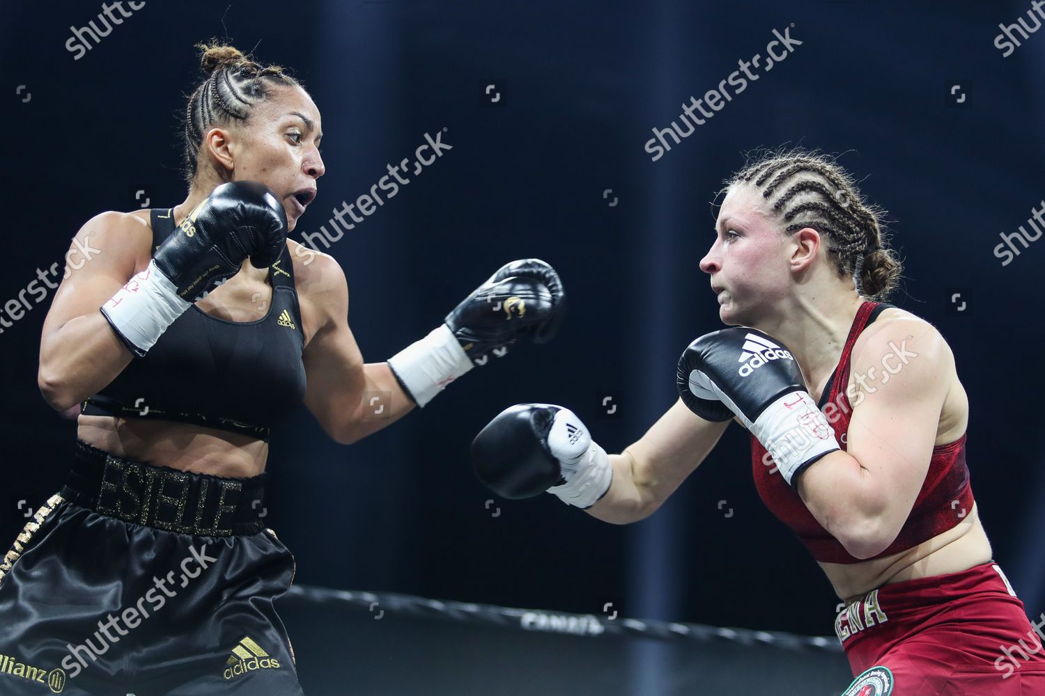 French Boxer Estelle Yoka Mossely German Editorial Stock Photo - Stock ...