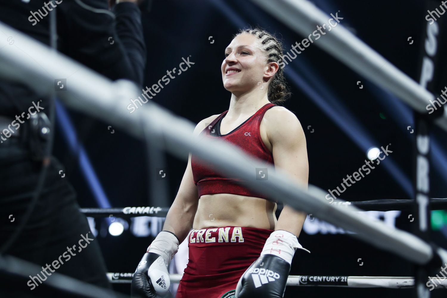 German Boxer Verena Kaiser Before Fight Editorial Stock Photo - Stock ...