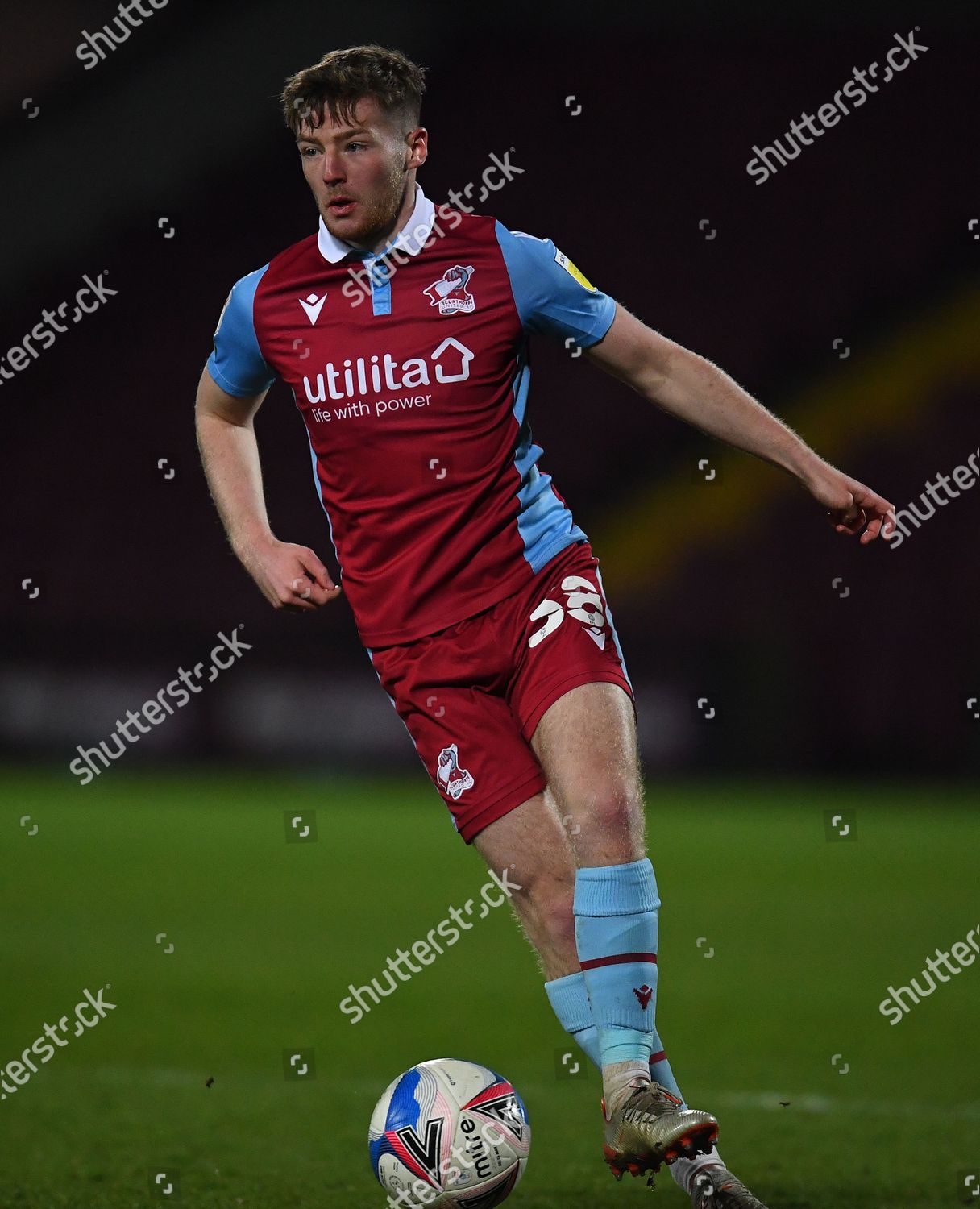 Mason Omalley Scunthorpe United Editorial Stock Photo - Stock Image ...