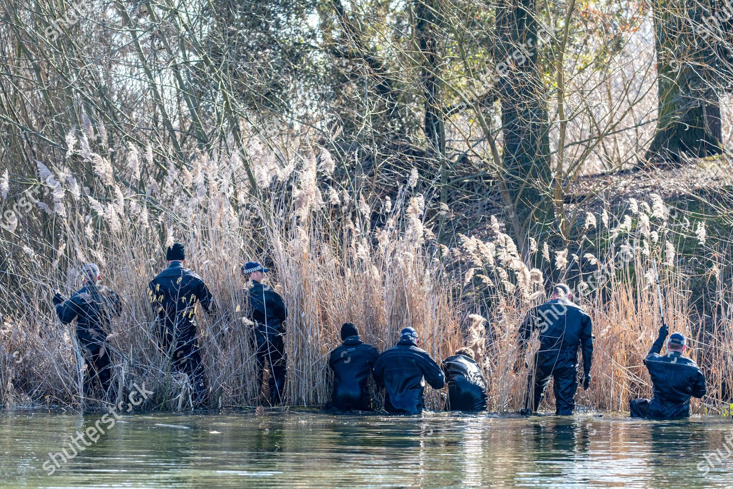 Specialist Police Diving Unit Search Through Editorial Stock Photo ...