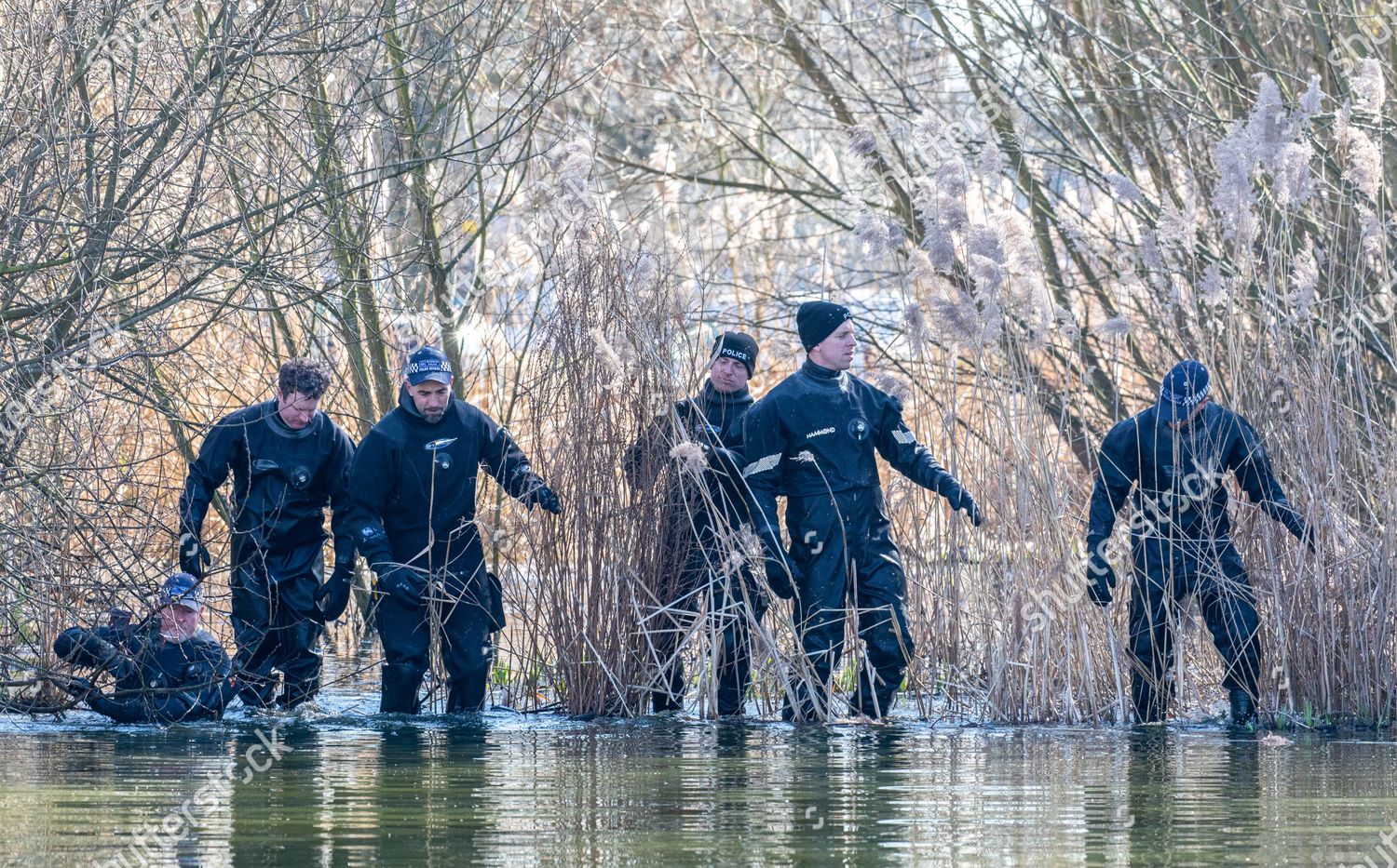 Specialist Police Diving Unit Search Through Editorial Stock Photo ...