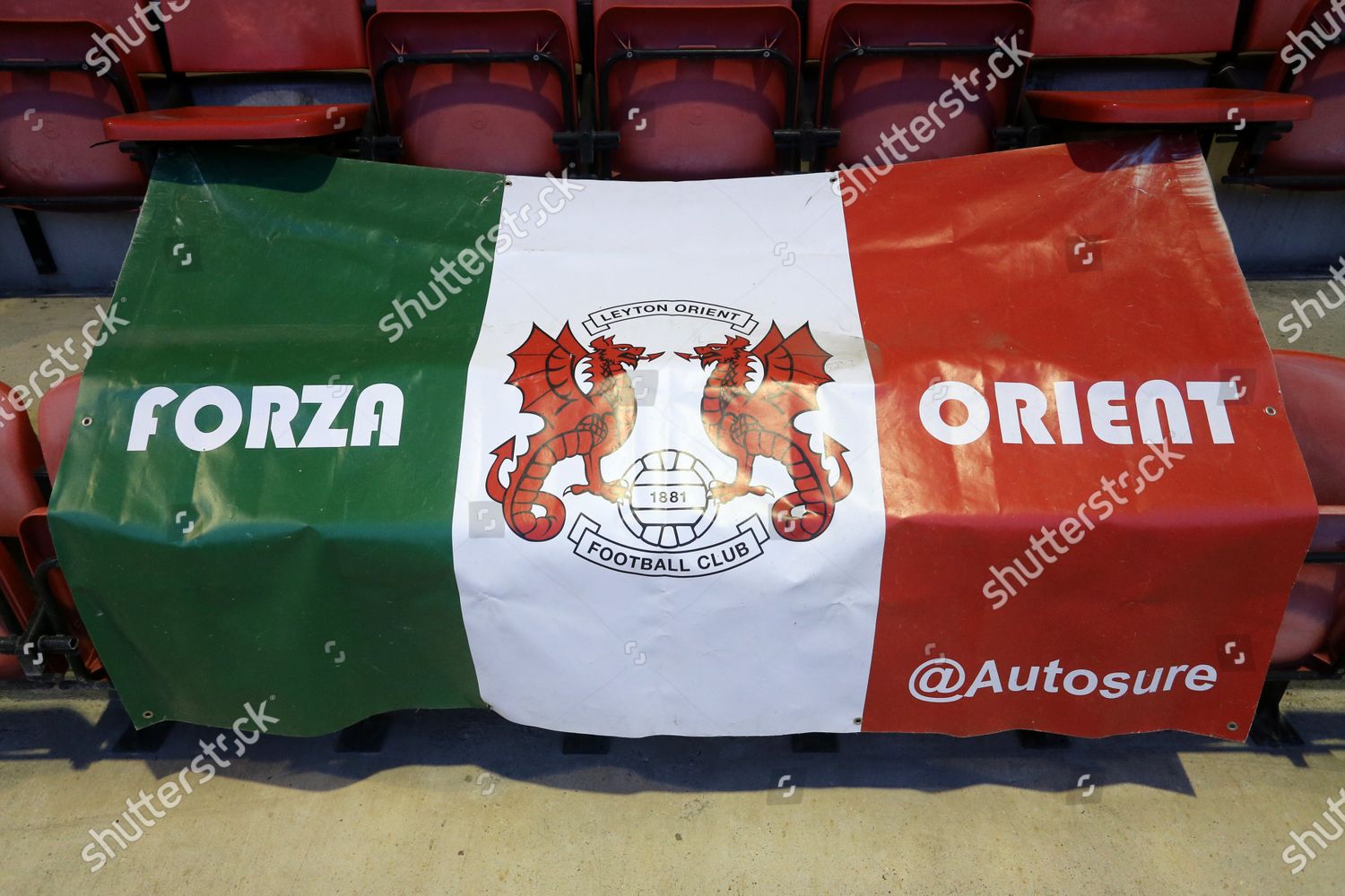 Forza Orient Flag Stand During Leyton Editorial Stock Photo - Stock ...