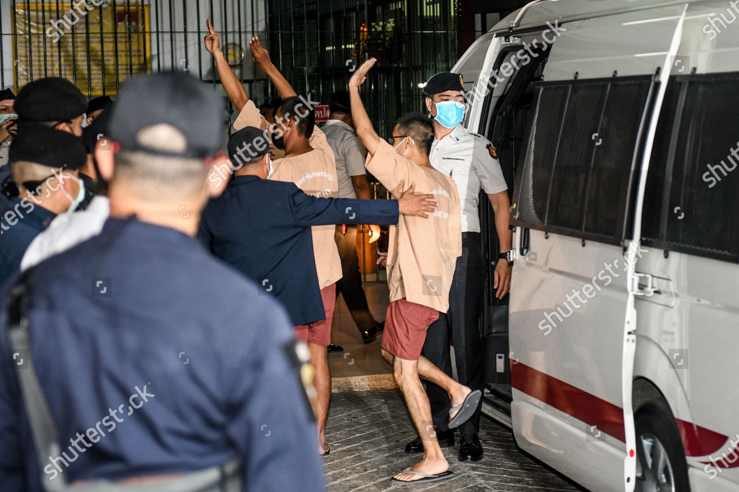 Correctional Officers Lead Pai Dao Din Editorial Stock Photo - Stock ...