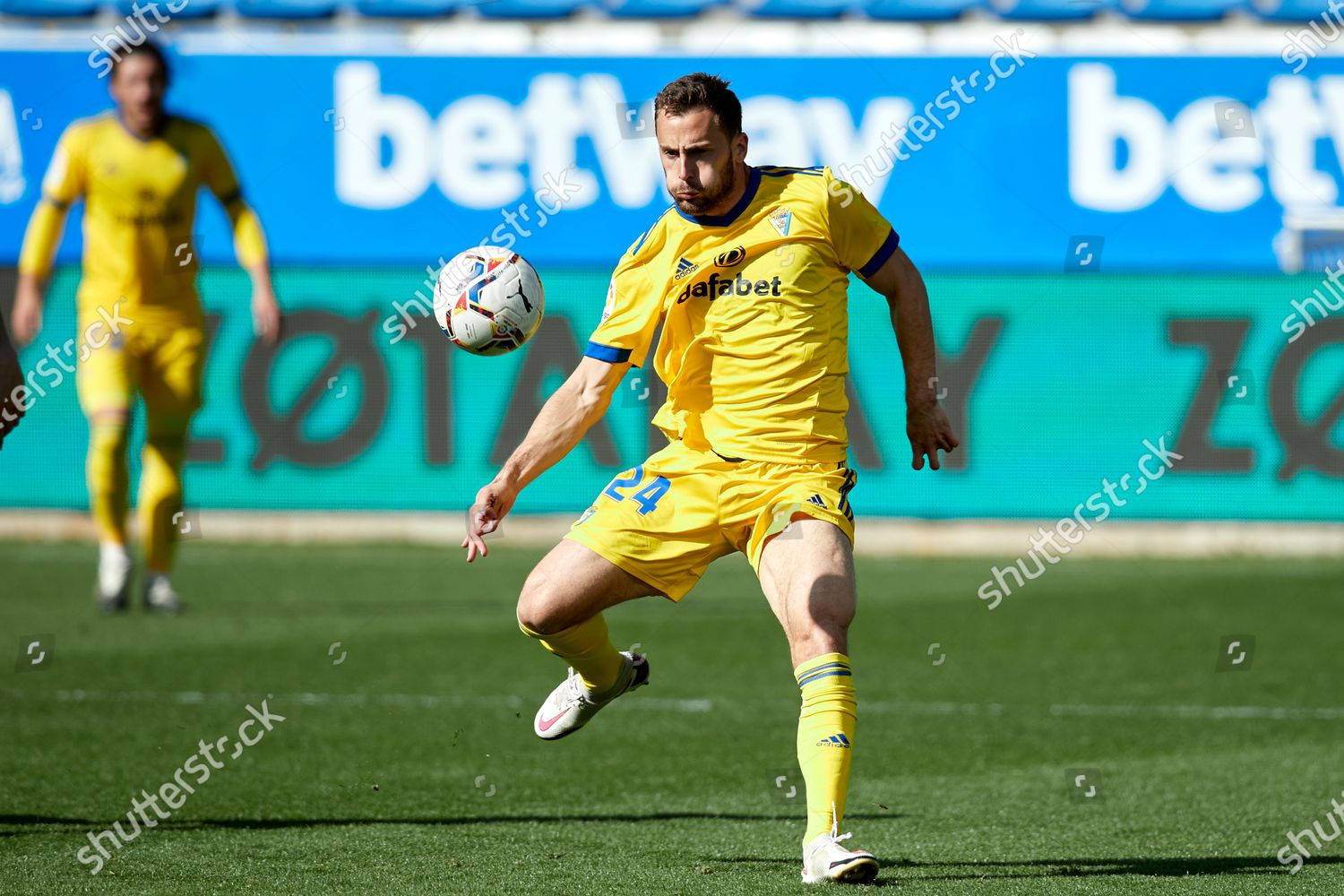 Filip Malbasic Cadiz Cf Kicks Ball Editorial Stock Photo - Stock Image ...