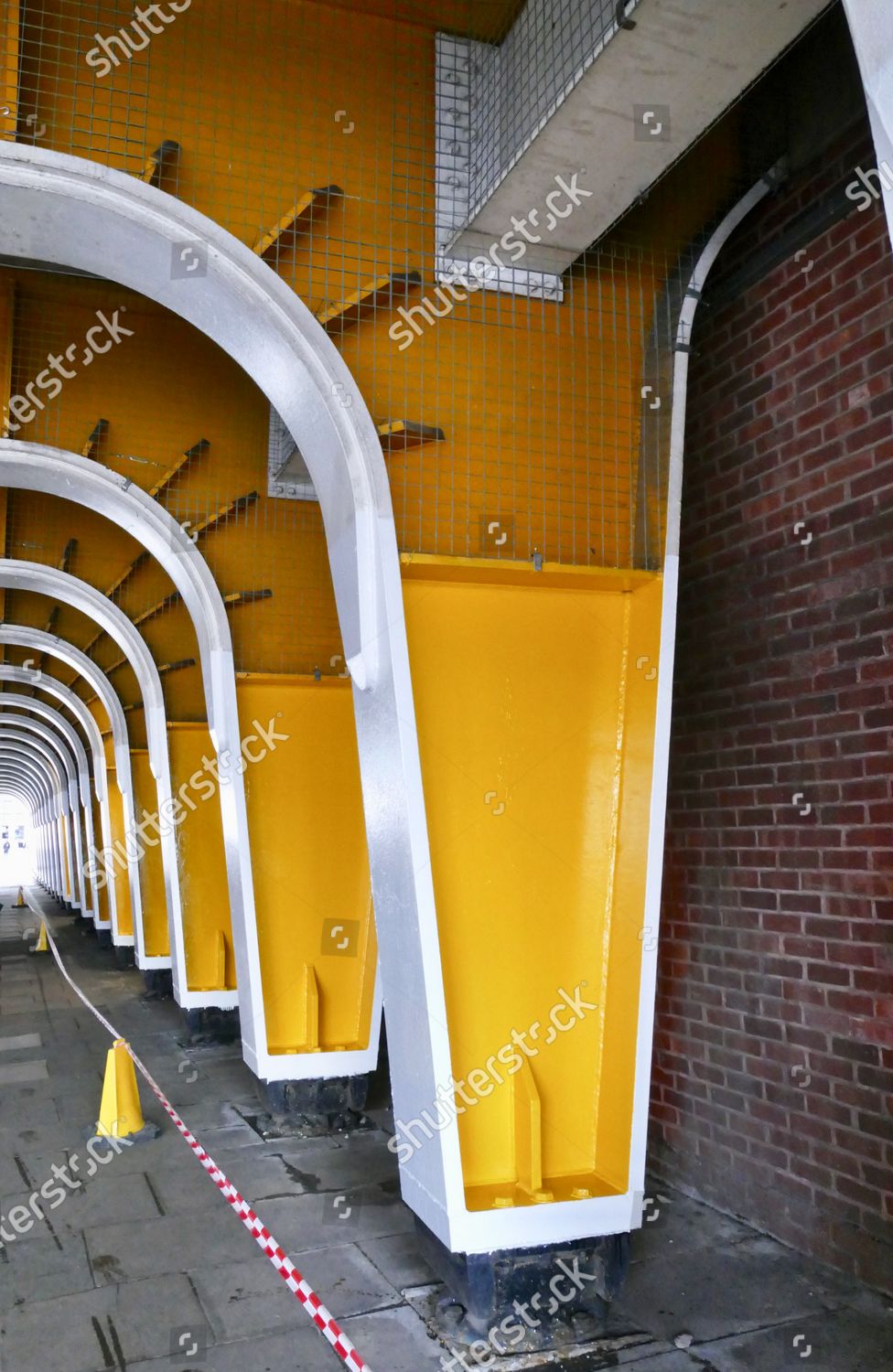 Staff Network Rail Removed Graffiti Under Editorial Stock Photo - Stock ...