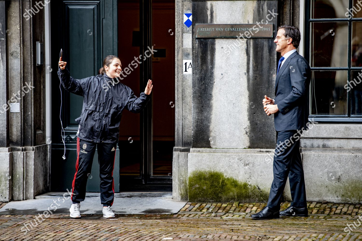 Portrait Mark Rutte Prime Minister Party Editorial Stock Photo - Stock ...