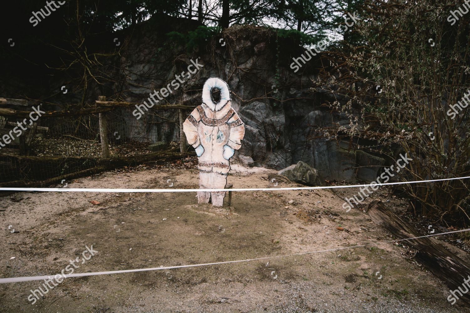 Cut Out Figure Eskimo Seen Beling Editorial Stock Photo - Stock Image ...