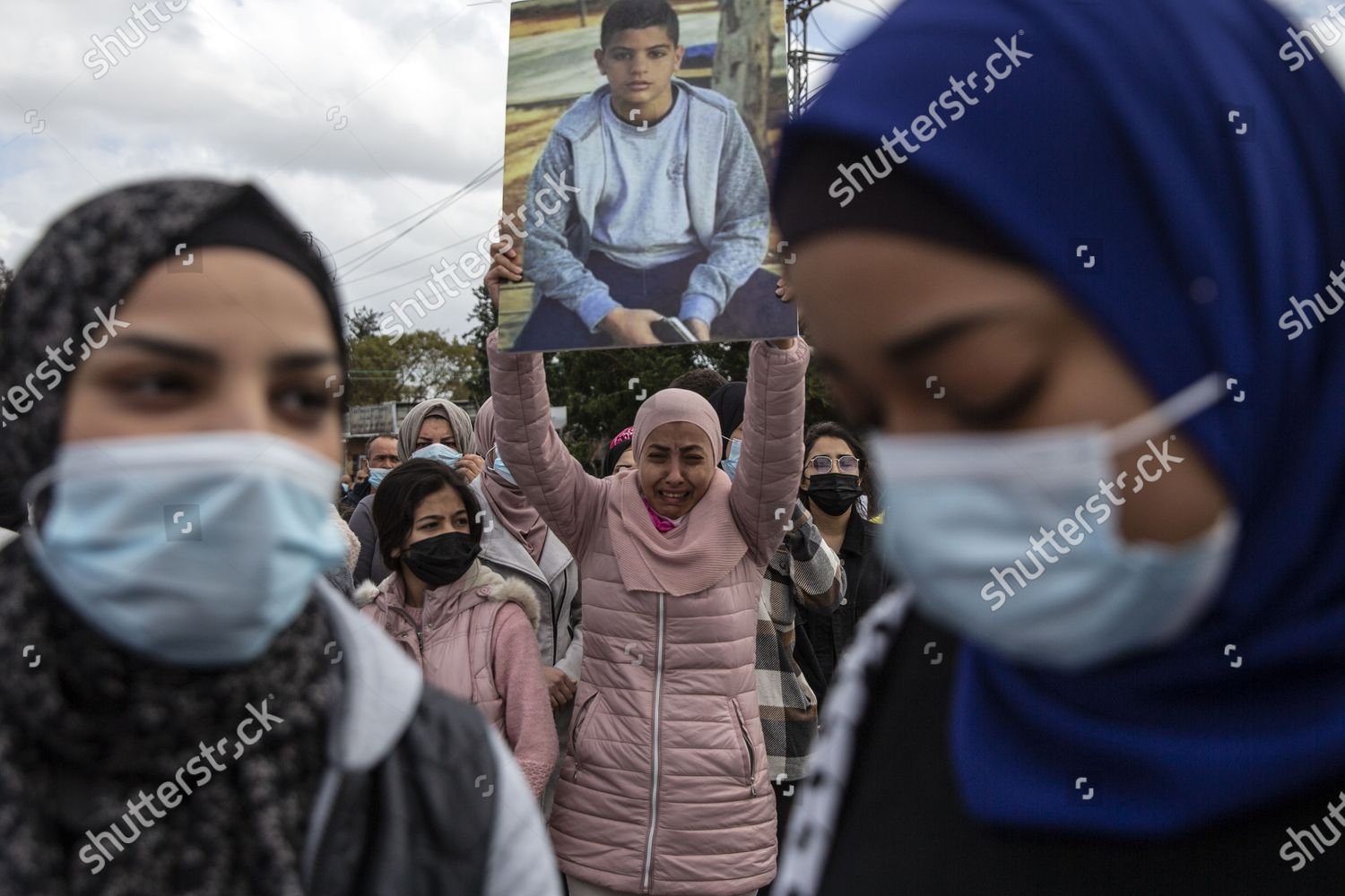 Relative Carries Poster Showing Mustafa Hamid Editorial Stock Photo ...