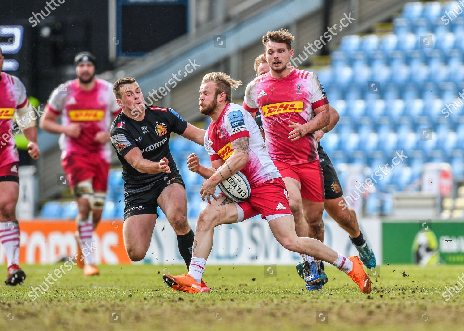 Joe Simmonds Capt Exeter Chiefs Tackles Editorial Stock Photo - Stock ...