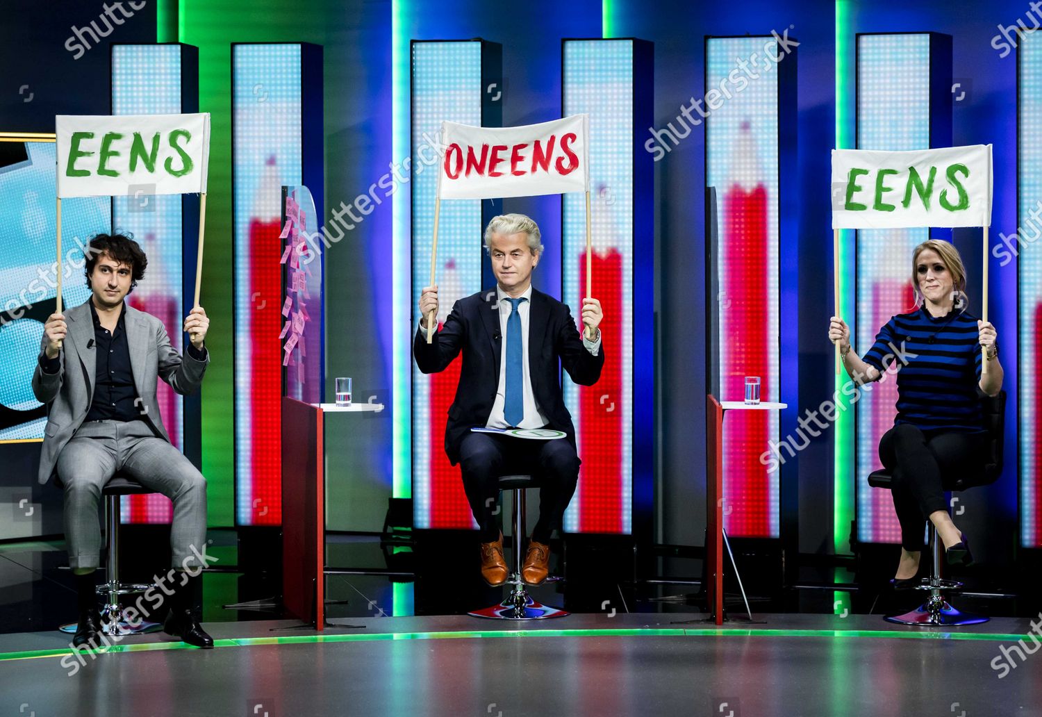 Jesse Klaver Groenlinks Geert Wilders Pvv Editorial Stock Photo - Stock ...