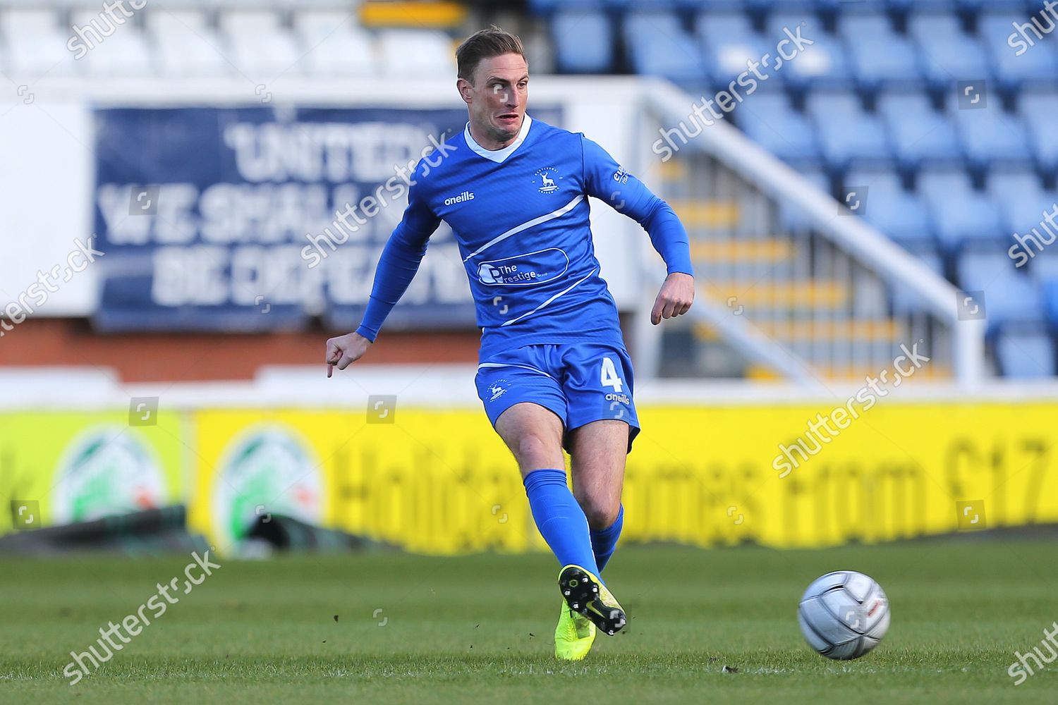 Gary Liddle Hartlepool United During Vanarama Editorial Stock Photo ...