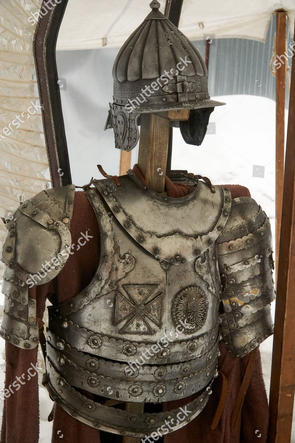 17th Century Winged Hussar Armor Seen Editorial Stock Photo - Stock ...
