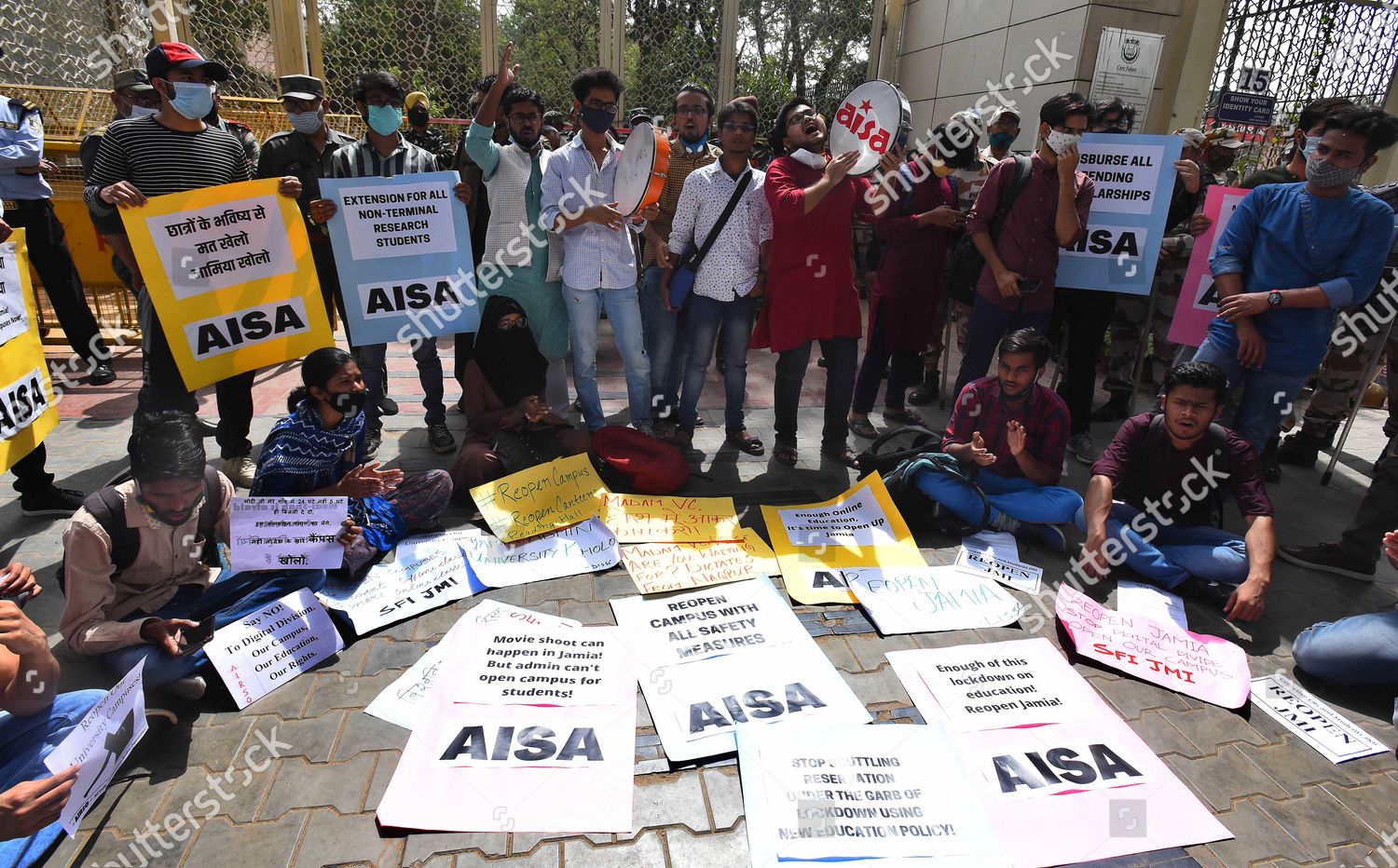 Members All India Students Association Aisa Editorial Stock Photo ...