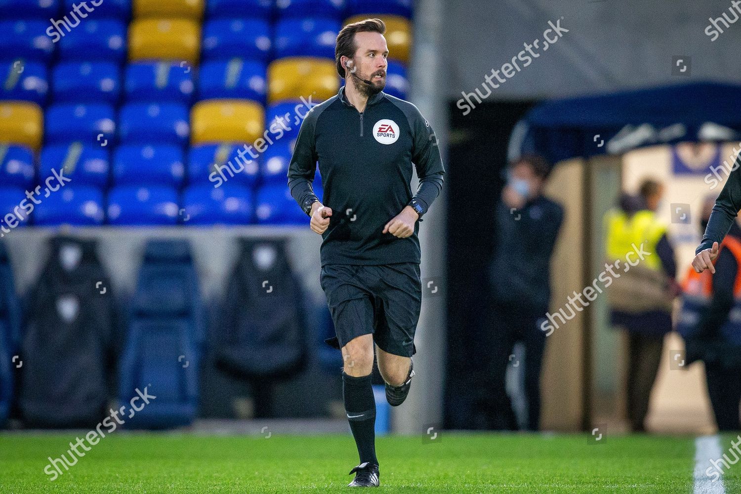 Assistant Referee Marc Wilson During Efl Editorial Stock Photo - Stock ...
