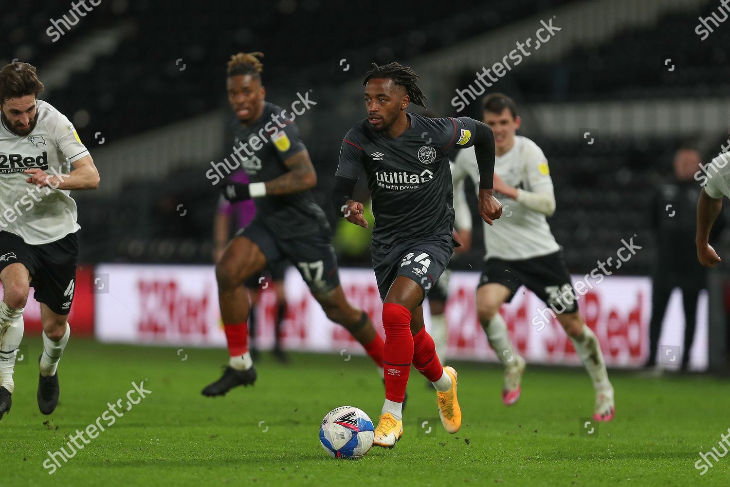 Brentford Midfielder Tariqe Fosu 24 During Editorial Stock Photo ... Brentford Midfielder Tariqe Fosu 24 During Editorial Stock Photo ...