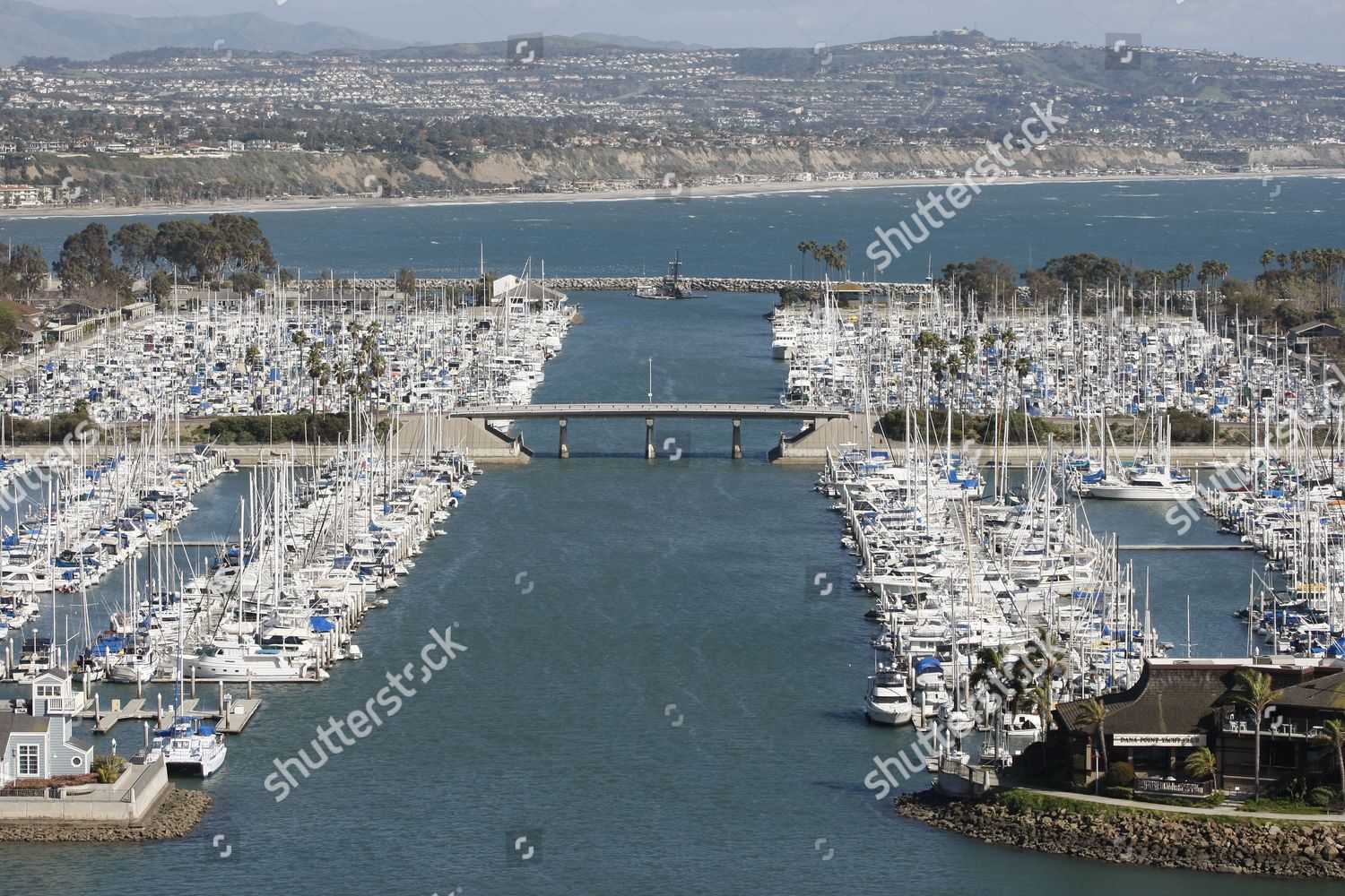 Dana Point Harbour Divided Into East Editorial Stock Photo - Stock ...