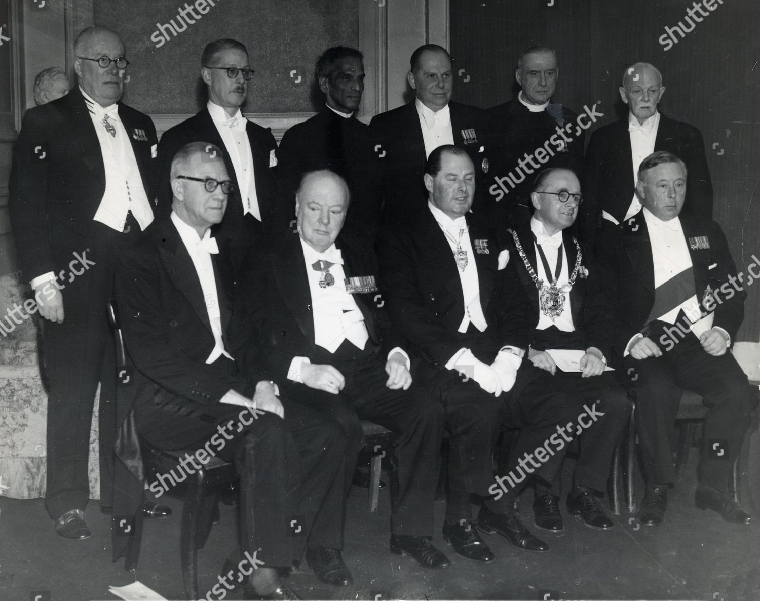 Sir Winston Churchill Seen Sheffield Master Editorial Stock Photo ...