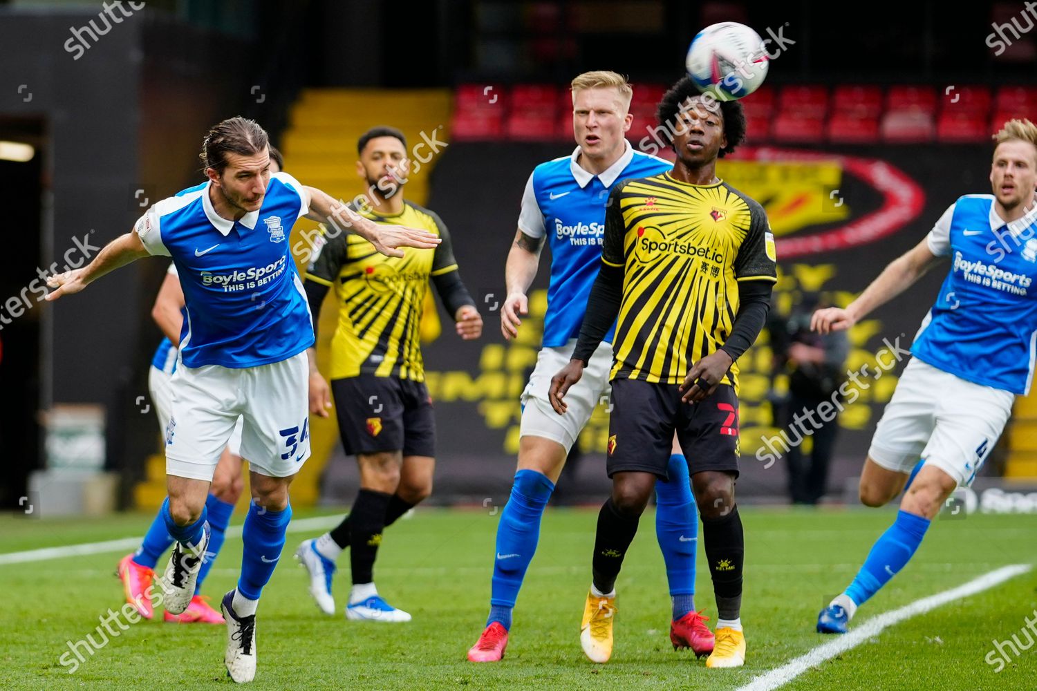 Ivan Sunjic Birmingham City Heads Ball Editorial Stock Photo - Stock ...