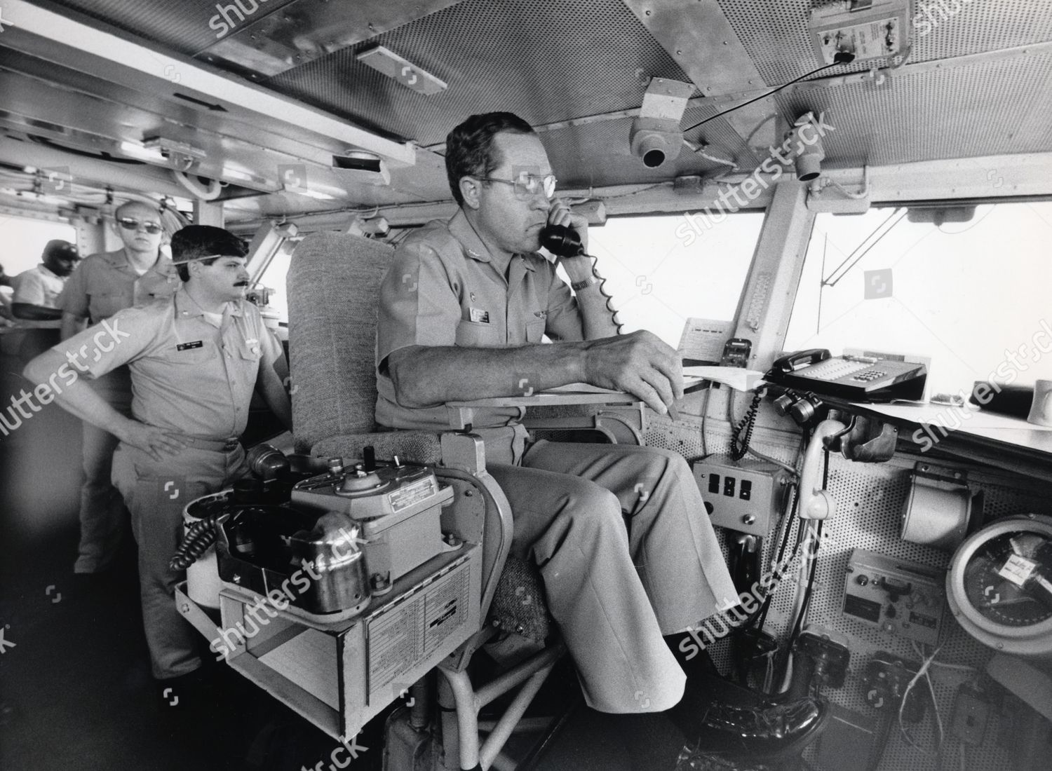 Captain Richard Allen Commanding Officer Pictured Editorial Stock Photo ...