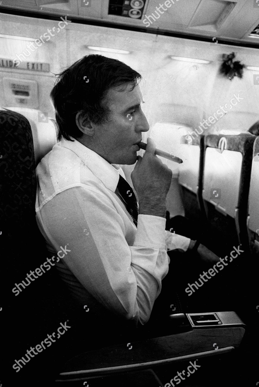 Malcolm Allison Football Manager Smoking Cigar Editorial Stock Photo ...