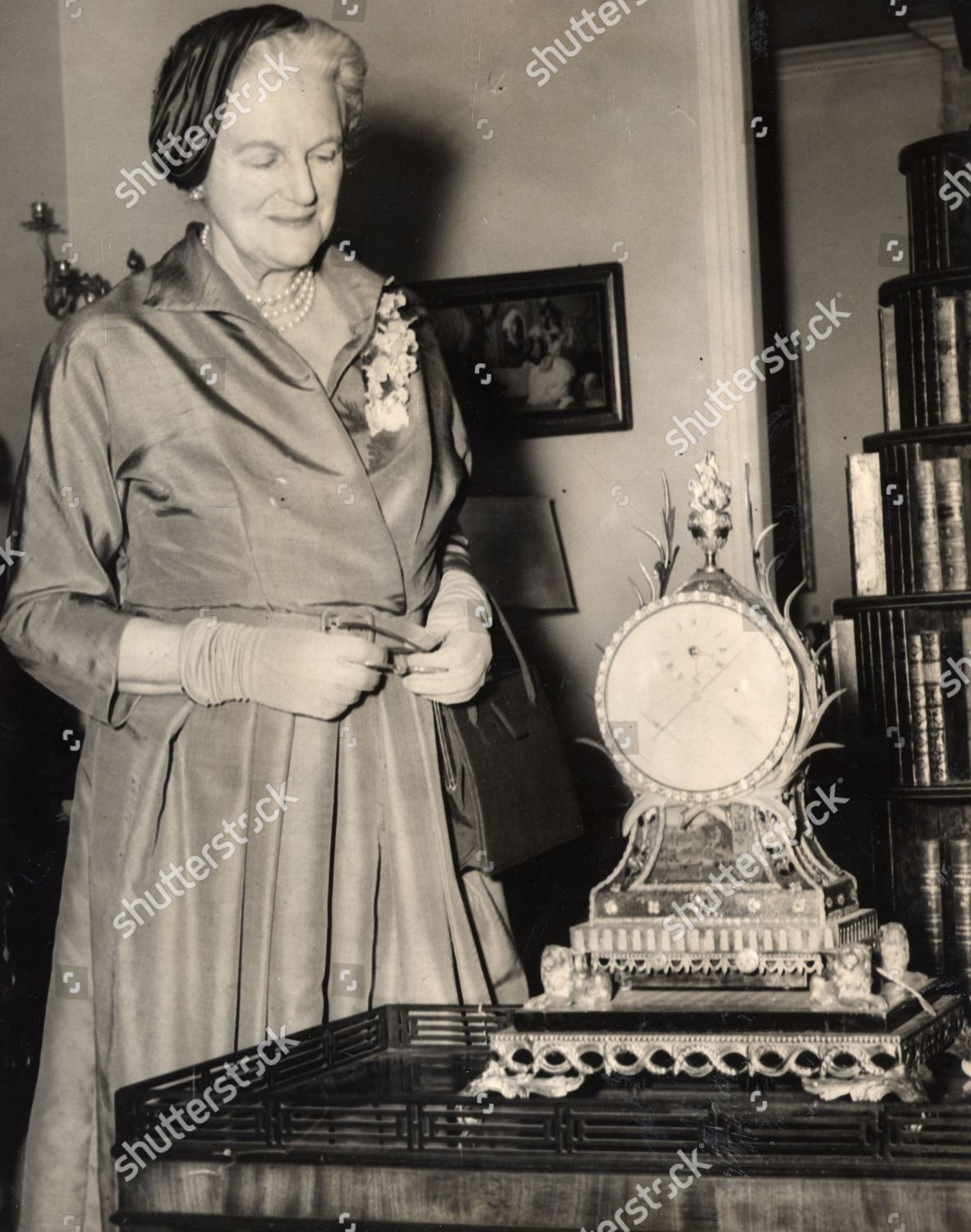 Mrs Clementine Churchill Seen Looking Regency Editorial Stock Photo ...