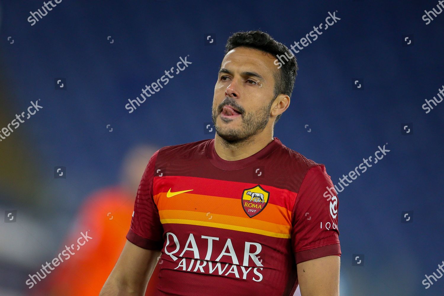 Pedro Rodriguez Roma Reacts During Italian Editorial Stock Photo ...