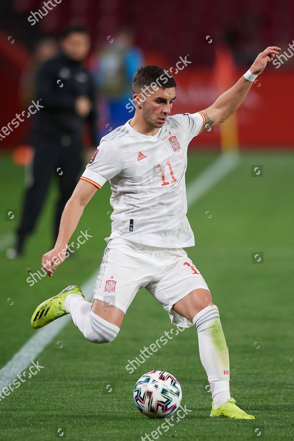 Ferran Torres Manchester City Spain Action Editorial Stock Photo ...