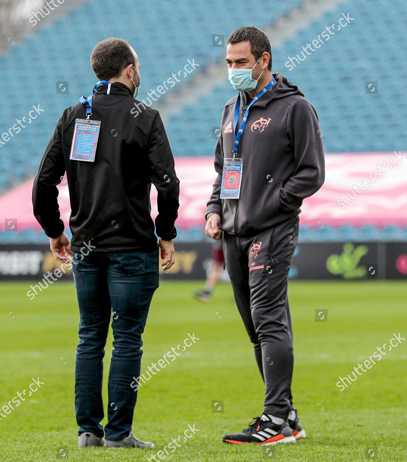 Leinster Vs Munster Referee Mike Adamson Editorial Stock Photo - Stock ...
