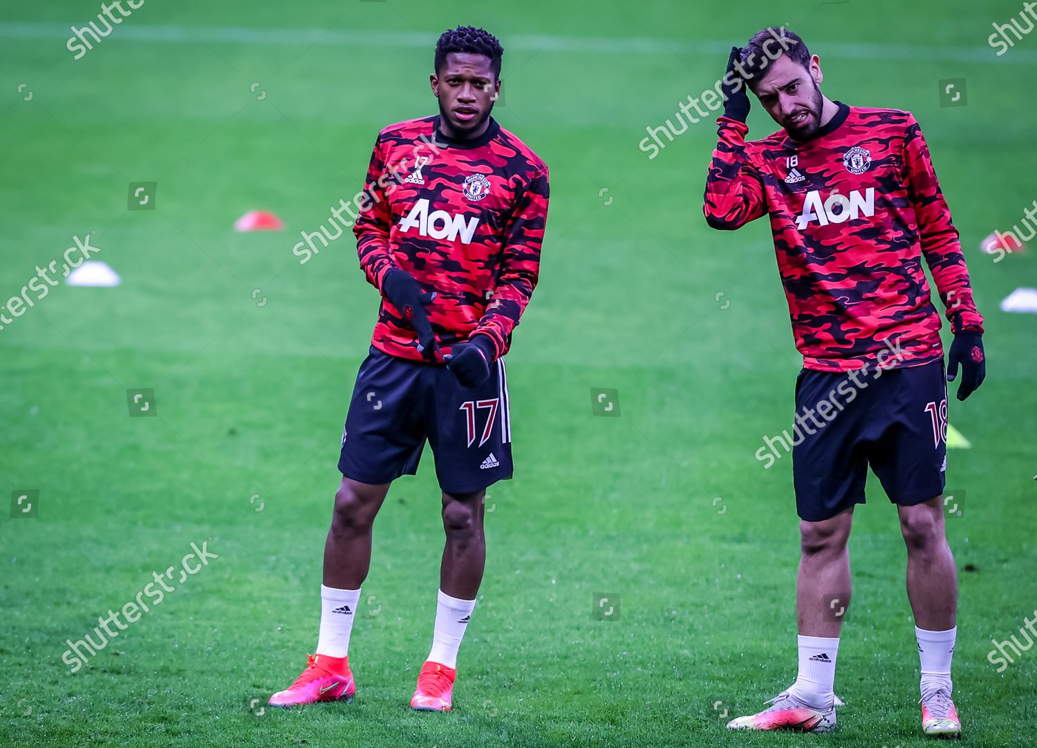 Fred Bruno Fernandes Manchester United Fc Editorial Stock Photo - Stock ...