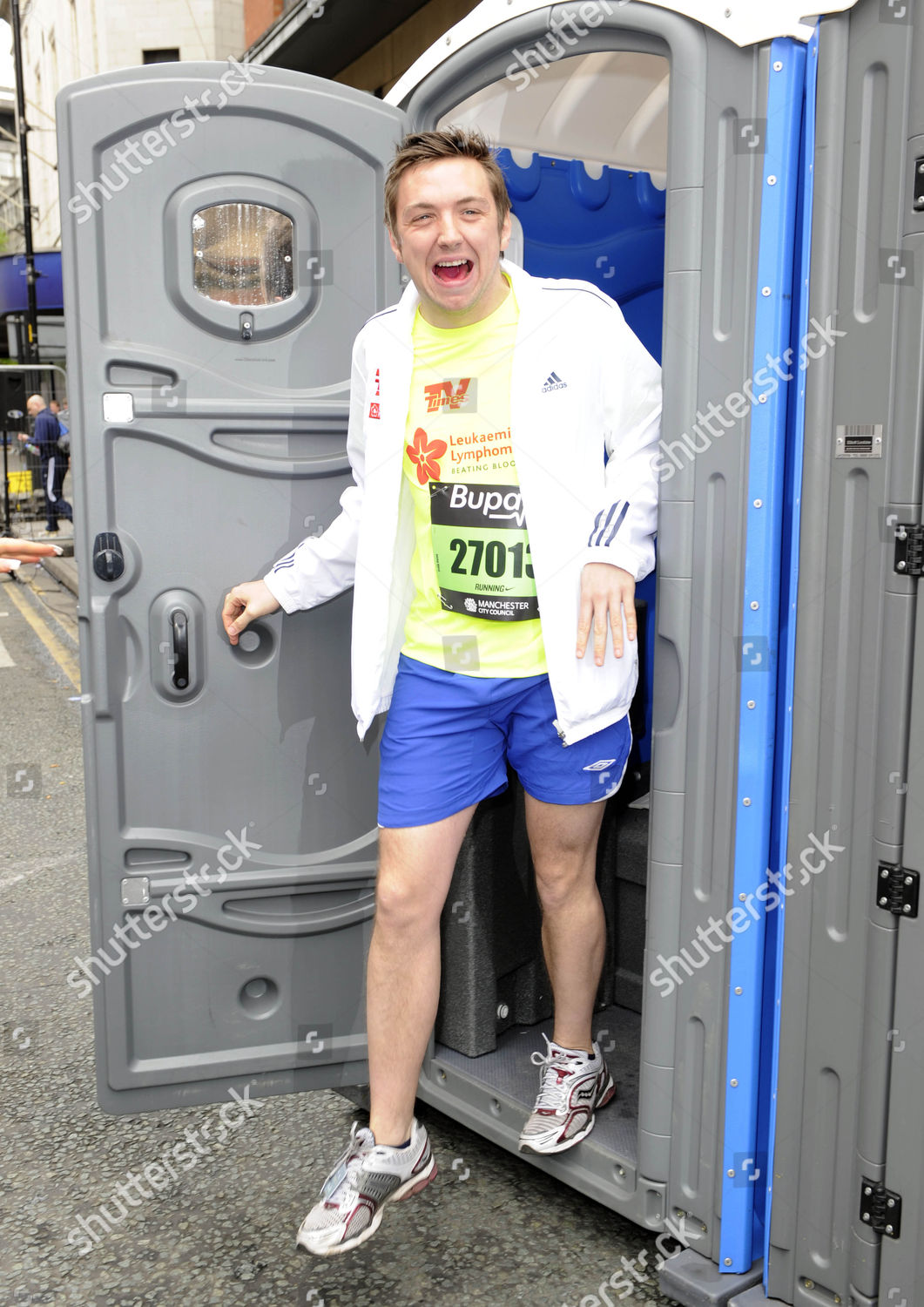 Coronation Street Actor Craig Gazey Visits Editorial Stock Photo ...
