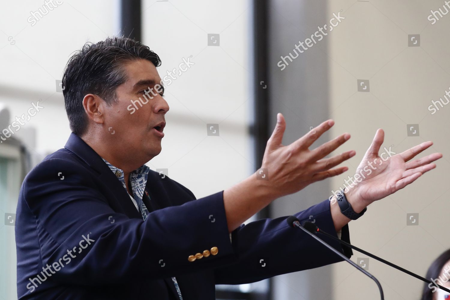 Palau President Surangel Whipps Jr Speaks Editorial Stock Photo - Stock ...