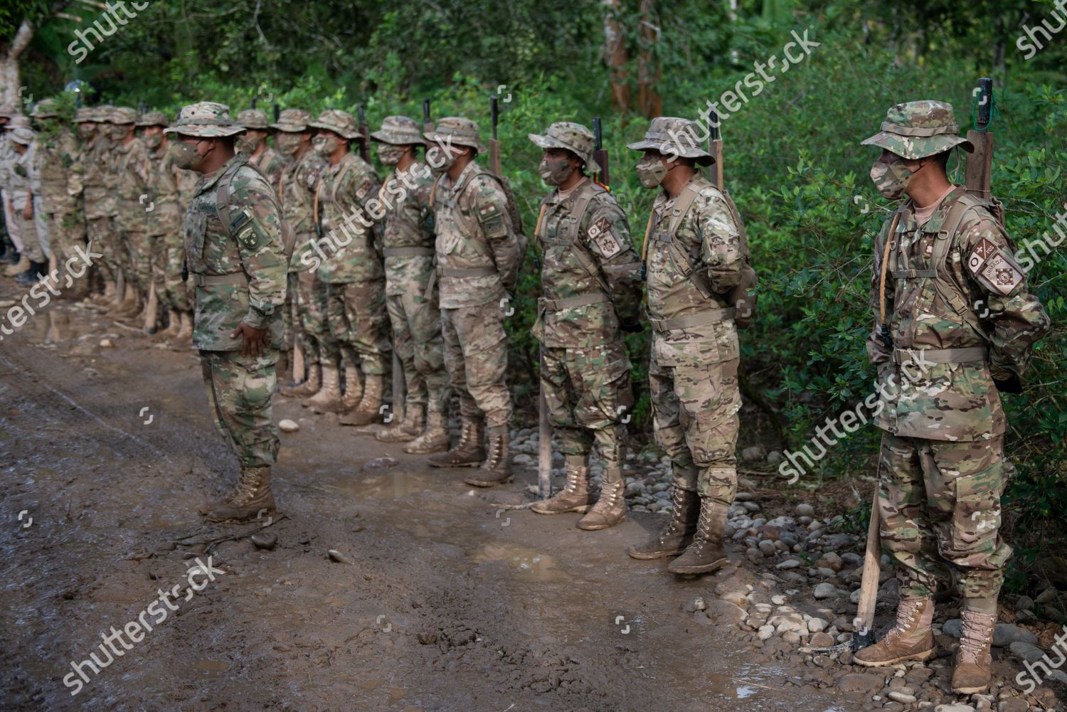 Members Bolivian Armed Forces Participate Official Editorial Stock ...