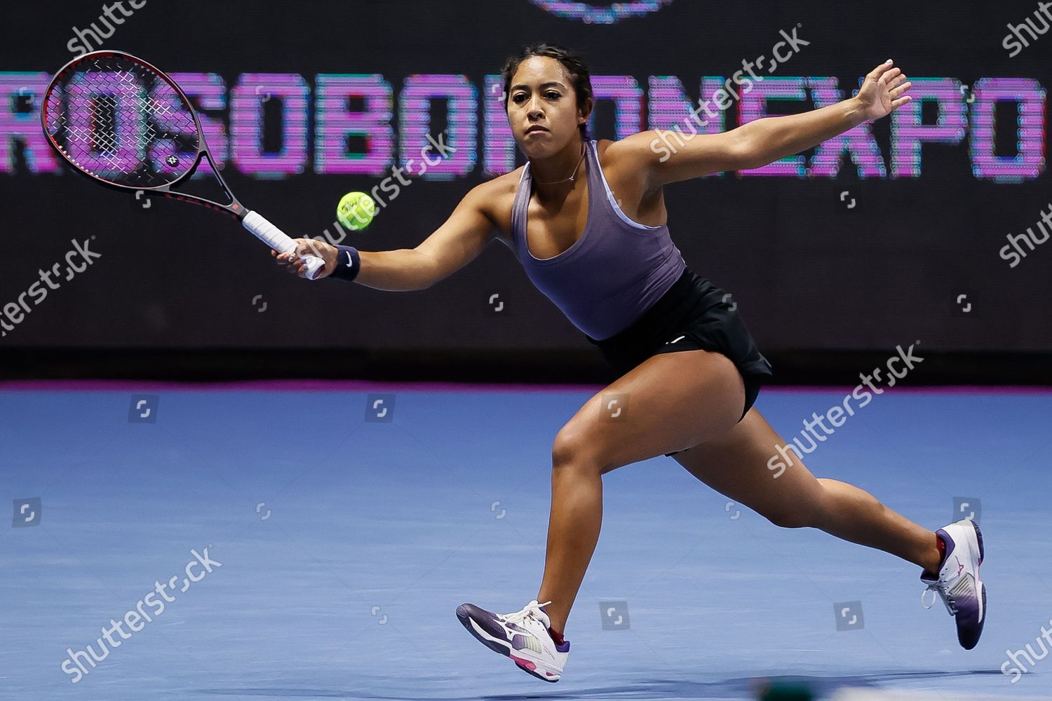 Sabrina Santamaria United States Returns Ball Editorial Stock Photo ...