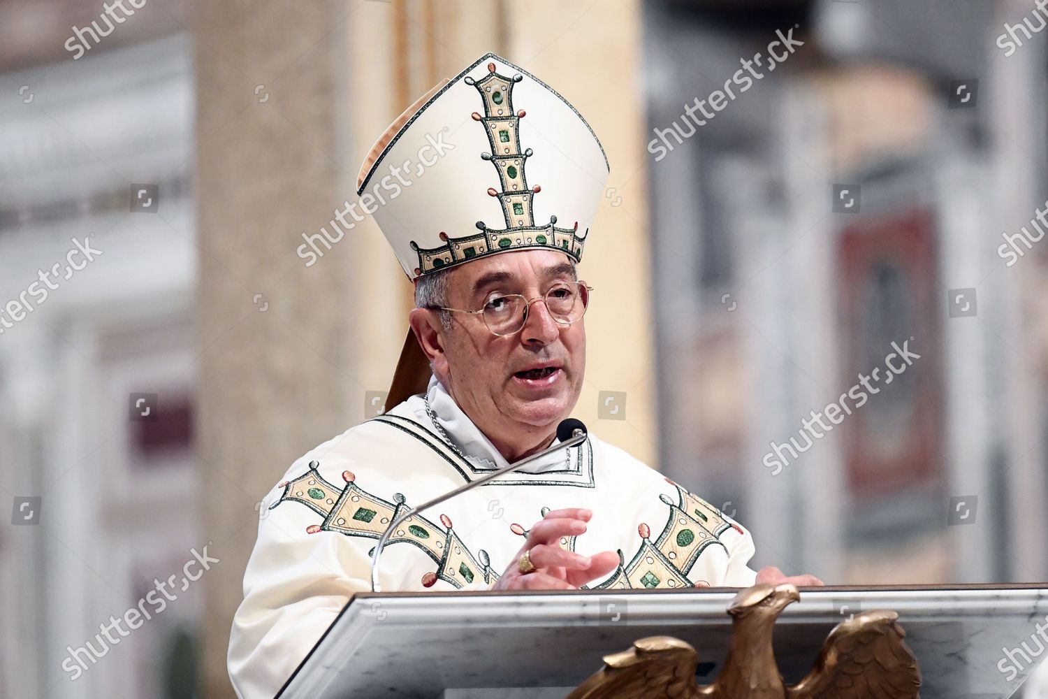 Cardinal Angelo De Donatis Vicar General Editorial Stock Photo - Stock ...