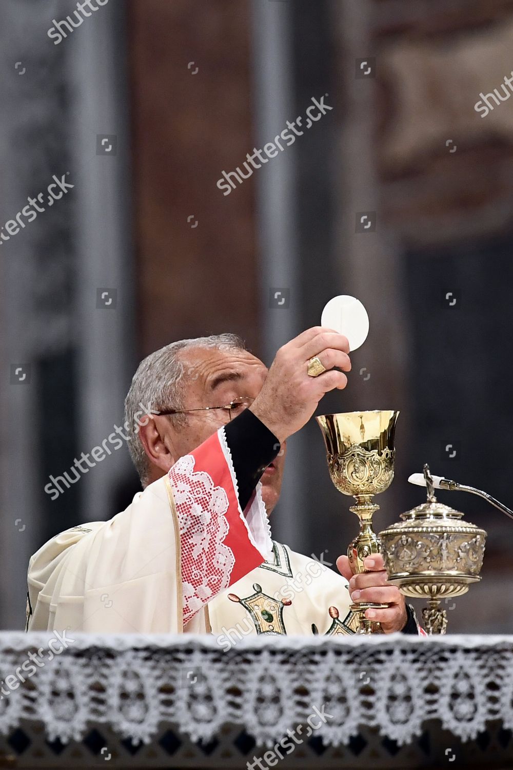 Cardinal Angelo De Donatis Vicar General Editorial Stock Photo - Stock ...