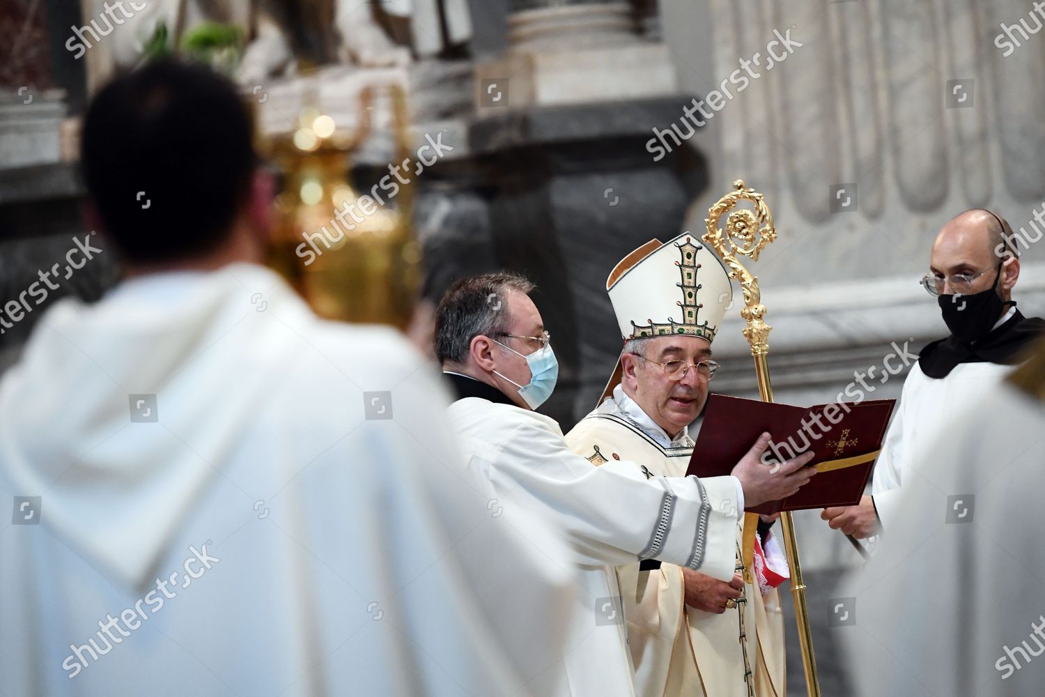 Cardinal Angelo De Donatis Vicar General Editorial Stock Photo - Stock ...
