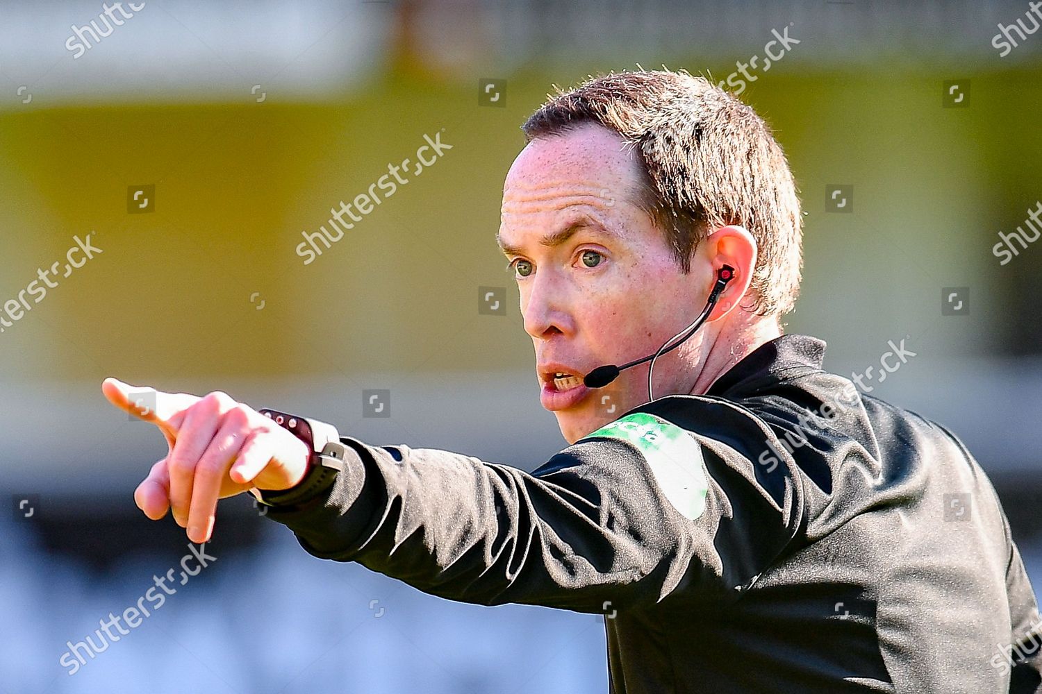 Referee Colin Steven During Spfl Championship Editorial Stock Photo ...