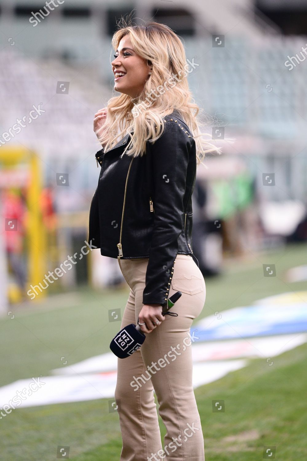 Italian Tv Journalist Dazn Diletta Leotta Editorial Stock Photo - Stock ...
