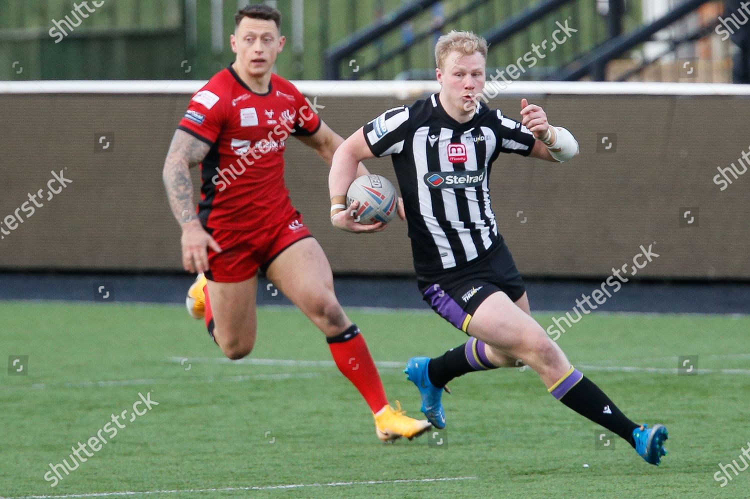 Kieran Gill Newcastle Thunder Action During Editorial Stock Photo ...