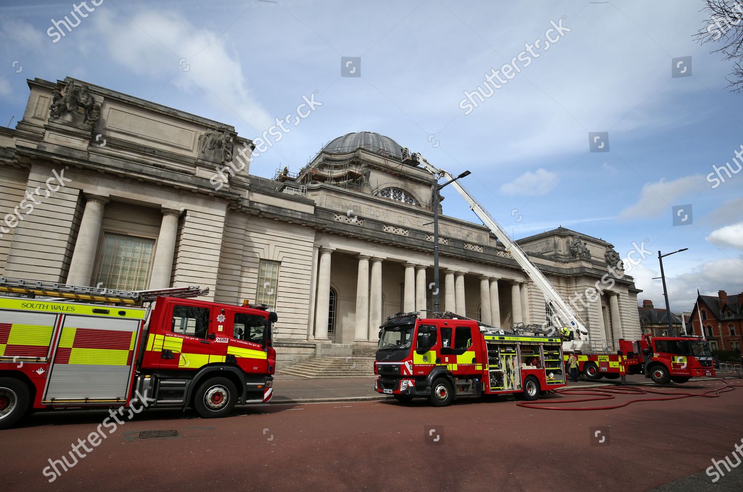 South Wales Fire Rescue Service Attend Editorial Stock Photo - Stock ...