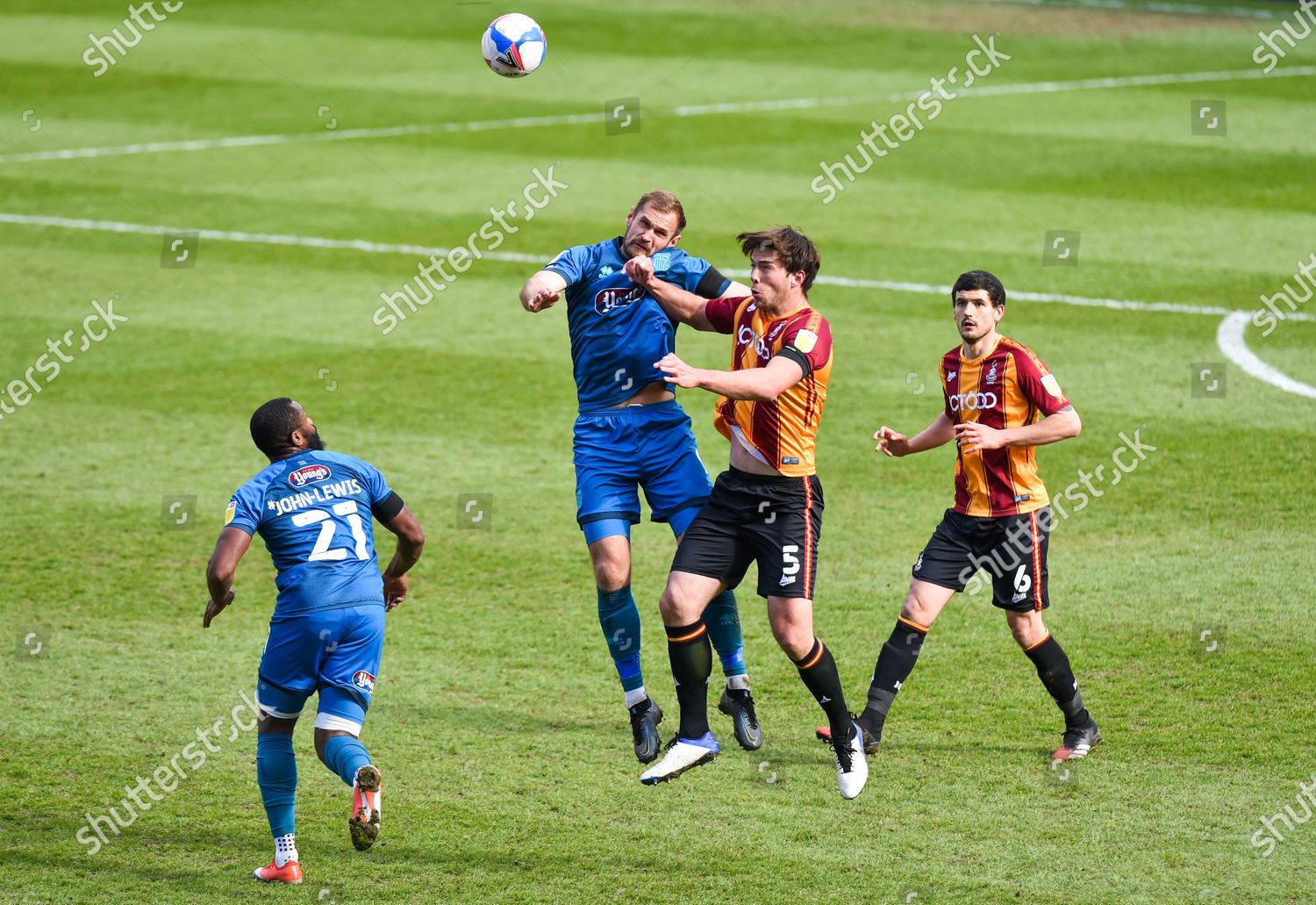 Niall Canavan Bradford City James Hanson Editorial Stock Photo - Stock ...