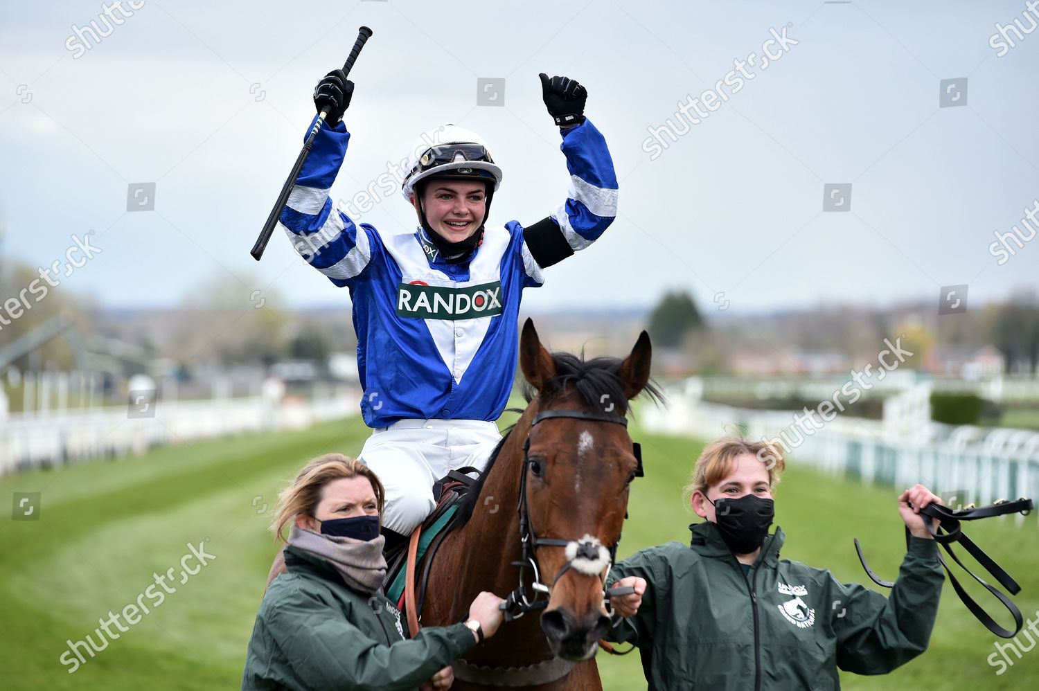 Jockey Megan Nicholls On Knappers Hill Editorial Stock Photo - Stock Image | Shutterstock